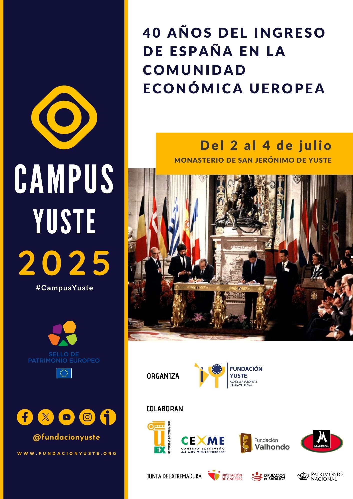 20250701 Campus Yuste arranca con un curso que conmemora el 40 ...